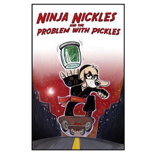 Designs | Ninja Nickles Children's Book Cover Illustration ...