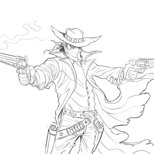 Create a illustraion/graphic nefarious, badass character for "Bastard ...