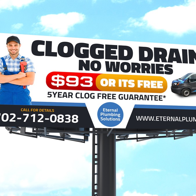 design a world class billboard for a world class plumbing company ...