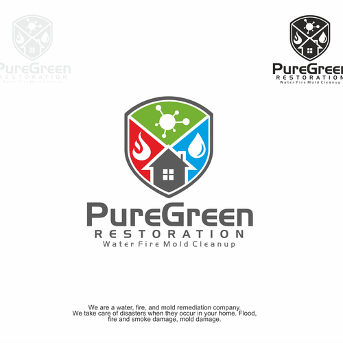 Designs | Help Design the logo for my Restoration Company. Water Fire ...