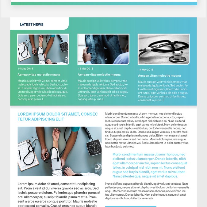 Create a nifty, editable eye-catching newsletter template | Postcard ...