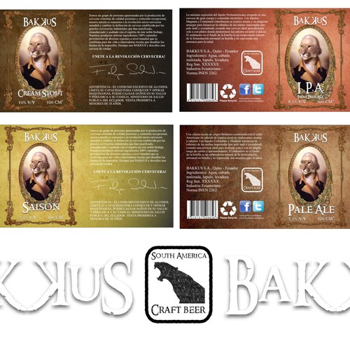 Designs | product label for BAKKUS | Product label contest