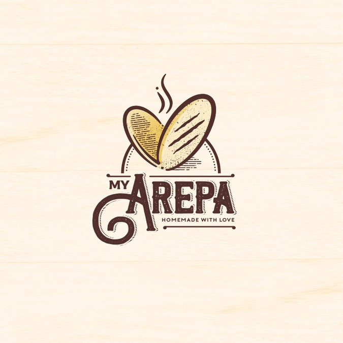 MyArepa logo factory | concurso Logo y paquete de imagen corporativa