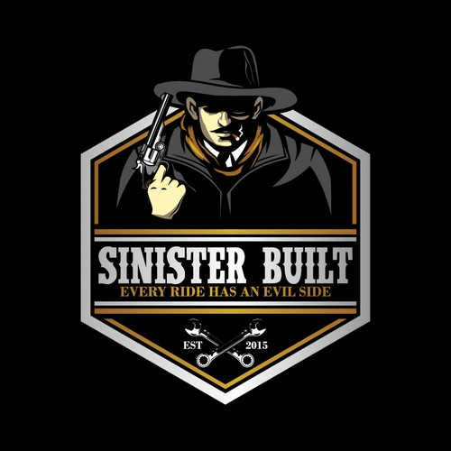 Dark and evil logo for custom automotive company Sinister Built | Logo ...