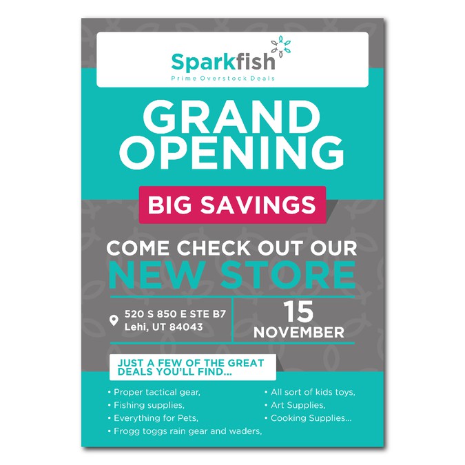 Liquidation Store Grand Opening Flyer | Postcard, flyer or print contest