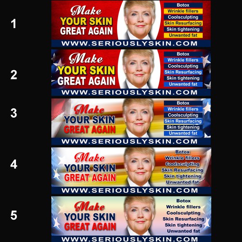 Creative billboard for Seriously Skin Medical Spa | Signage contest