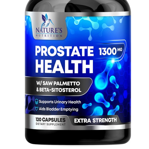 Designs | Nature's Nutrition needs a Men's Prostate Health product ...