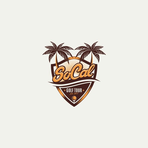 Golf Tour logo with Southern California style | Logo design contest