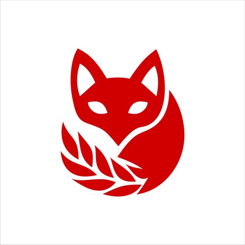 Designs | Negative Space Fox Logo for Natural Food Brand | Logo design ...