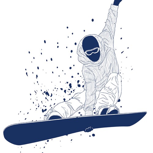 Snowboard grab drawings needed! | Illustration or graphics contest