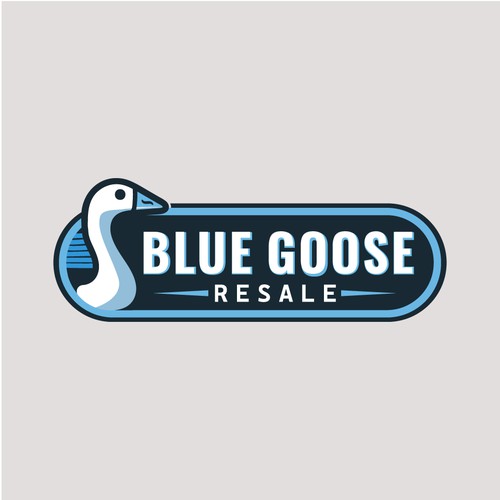Designs | Create a Vintage-Modern Logo for Blue Goose Resale | Logo ...
