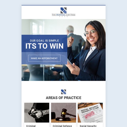 Designs | Law Firm Newsletter Template | Email contest