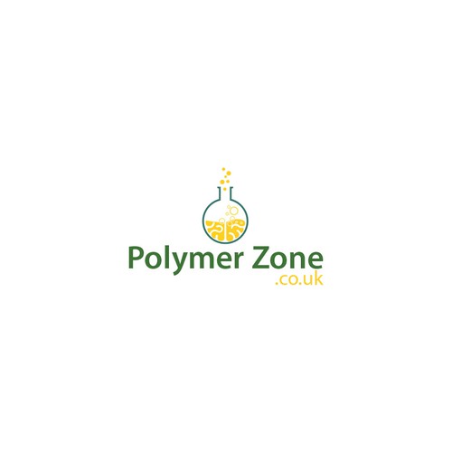 Create a logo for a science based educational website about polymer ...