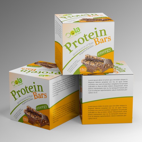 design a protein bar box | Product packaging contest