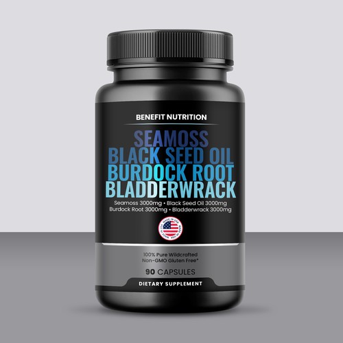 Designs | Concept Design For Supplement - Front Label | Product ...