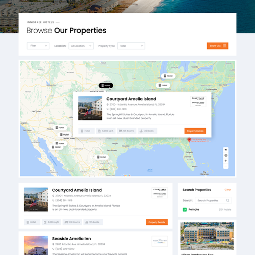 Designs | Design tech forward hotel management website for eco ...