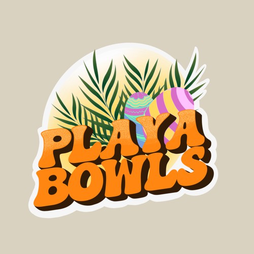 Designs | Playa Bowls (epic restaurant) needs April sticker designed ...