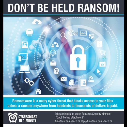 Create an attention grabbing cyber security poster | Poster contest