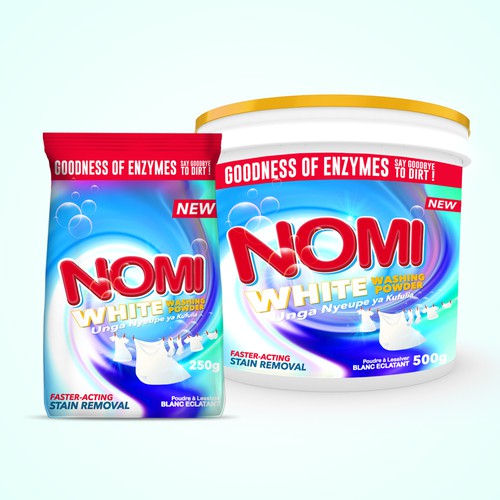 Design an attractive eye-catching label for Nomi Detergent! | Product ...