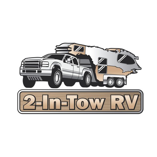 Illustrated, fun, modern, cartoon style logo for couple traveling in a ...