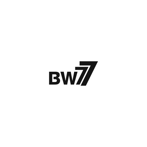 BW 77 logo for golf ball in the style of tiger woods | Logo design contest