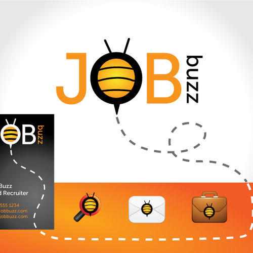 Logo for A Job Portal with A Lot of Buzz | Logo design contest