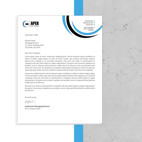 Designs | Letterhead | Stationery contest