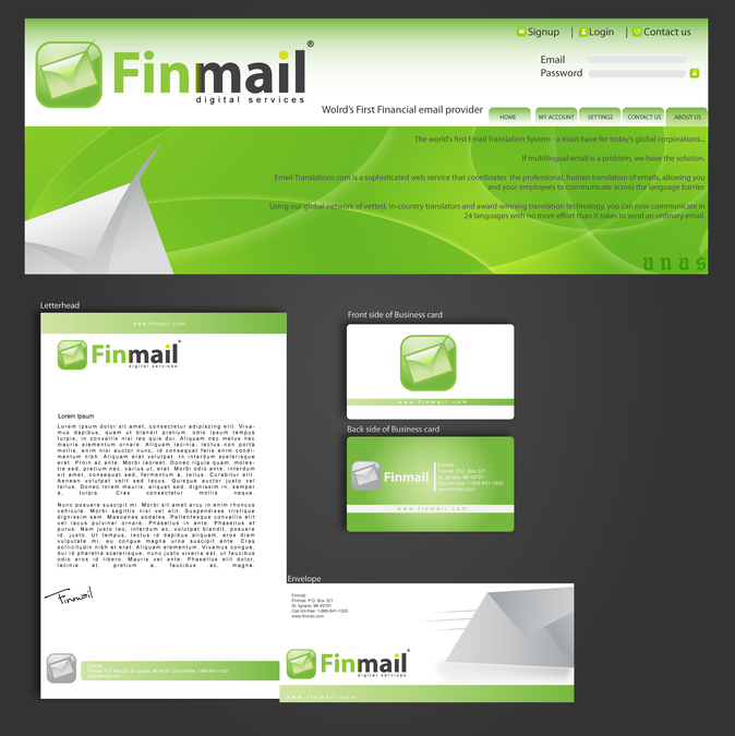 Logo for FINMAIL (A digital media company.) | Logo design contest