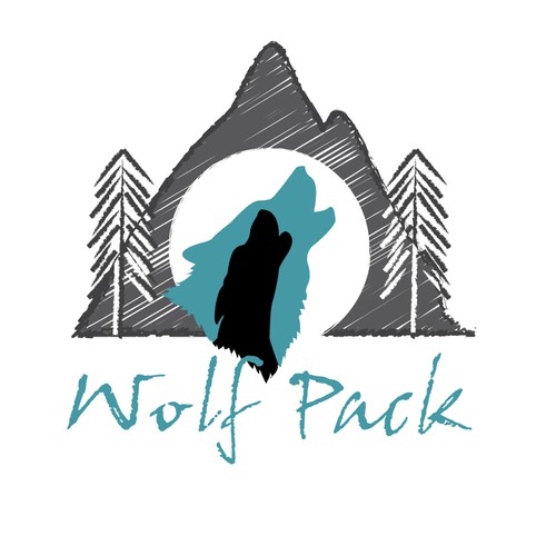 Create a logo for Wolf Pack | Logo & brand identity pack contest