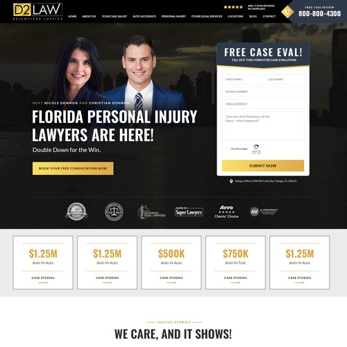 Designs | Sleek and modern Attorney website | Web page design contest
