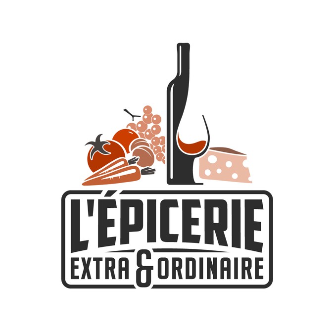 Créer un logo élégant pour mon épicerie // Create an elegant logo for ...