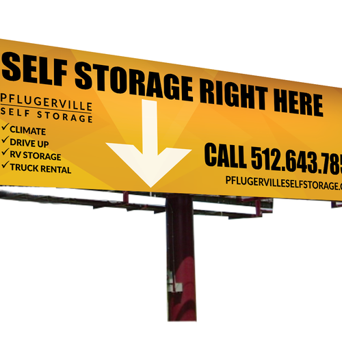 Self Storage Billboard - Central Texas | Signage contest