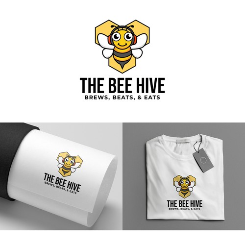 Designs | Design a Bar logo for 'The Bee Hive', A Modern Music Venue ...