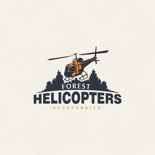 Helicopter company logo for Forest Helicopters Inc. | Logo design contest