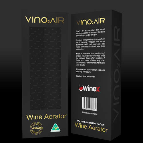 Designs | vino2air Packaging | Product packaging contest