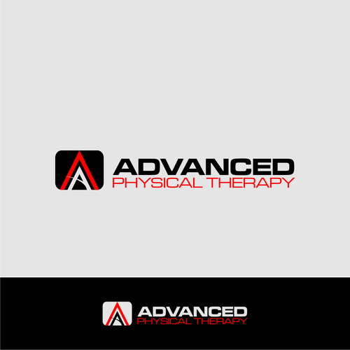 Advanced Physical Therapy logo. (industrial warehouse brand feeling ...