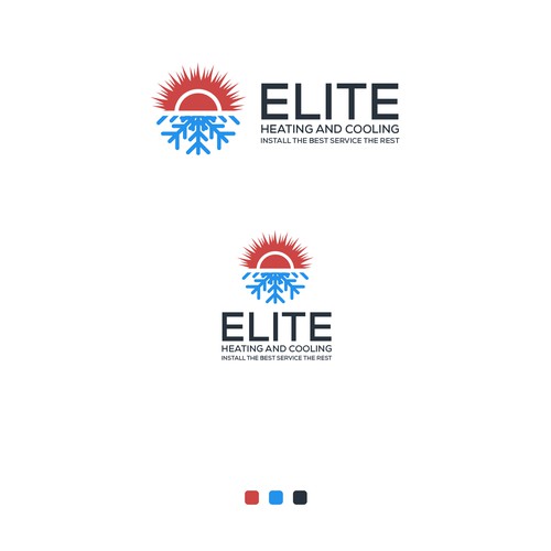 Design a modern logo for HVAC company | Logo design contest