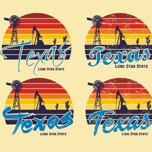 Texas-themed Retro 70s T-Shirt; GUARANTEED | T-shirt contest