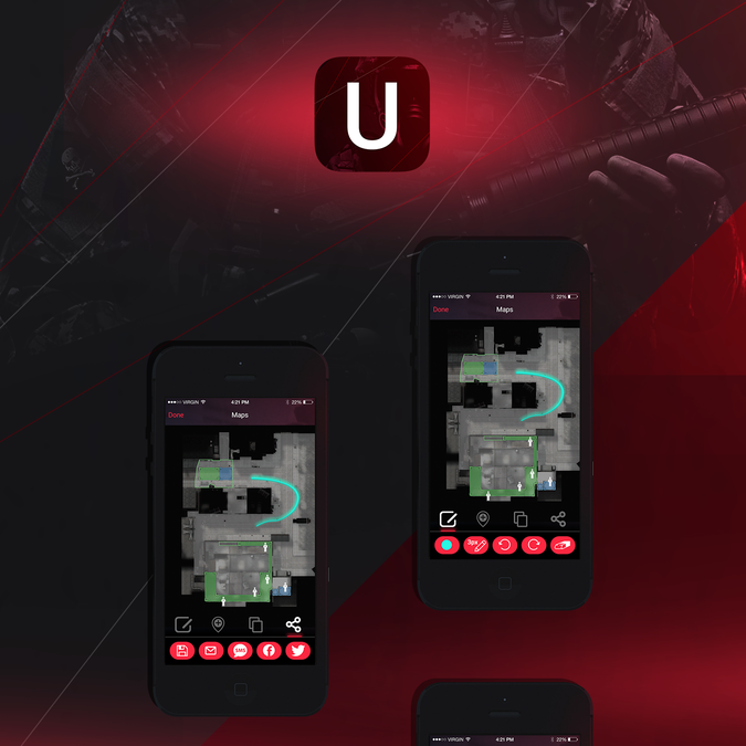 Create the UI for a popular gaming app! | App design contest