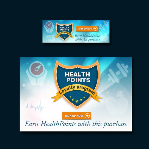 Rewards/Loyalty program banner ad for an online health store. | Banner ...