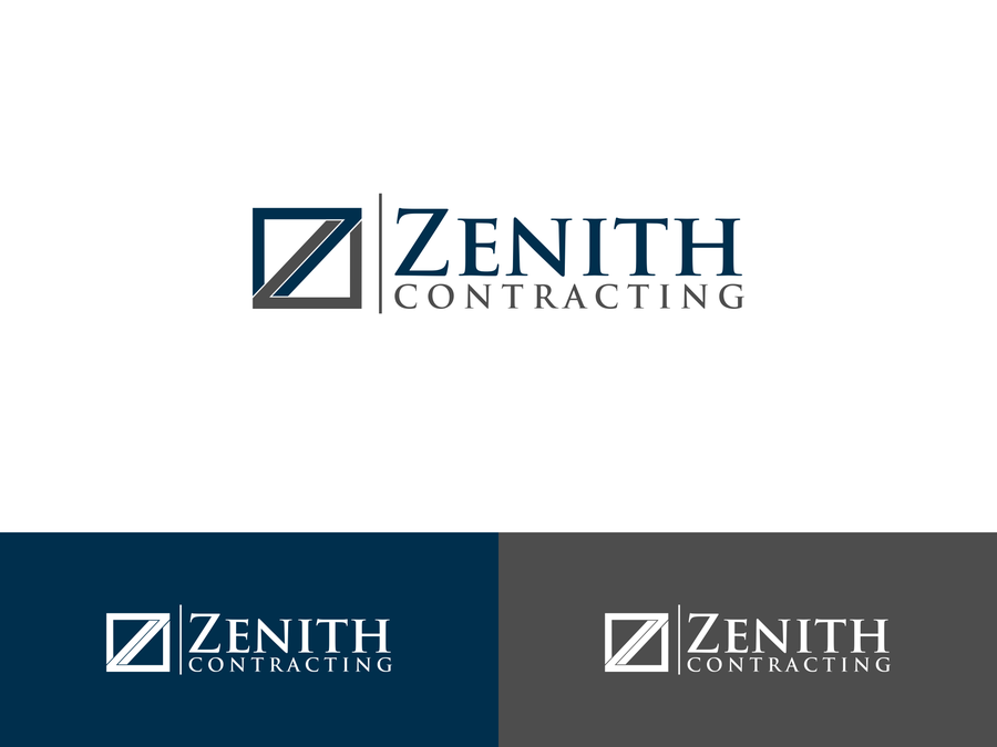 Help me create my new brand/logo for Zenith Contracting | Logo design ...