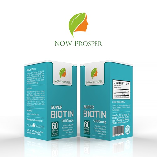 High Quality Biotin package design | Product packaging contest