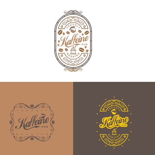 Design an attractive logo for Kaffeine Hub Speciality Coffee Shop ...