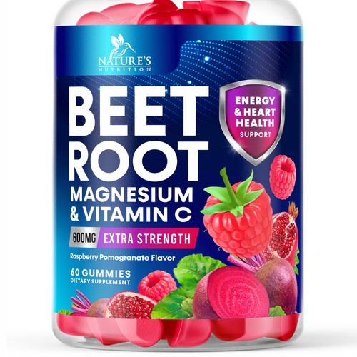 Designs | Tasty Beet Root Gummies design needed for Nature's Nutrition ...