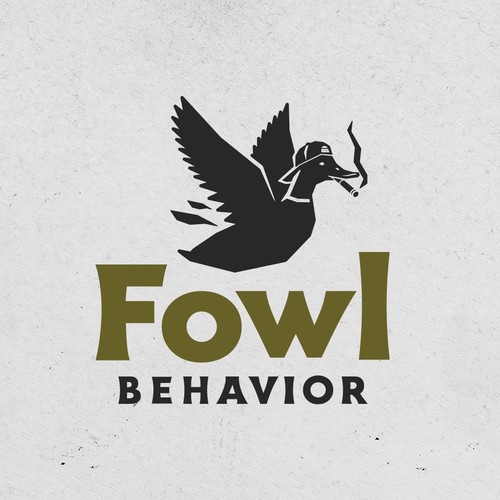 Designs | Fowl Behavior - hunting lifestyle brand logo | Logo design ...
