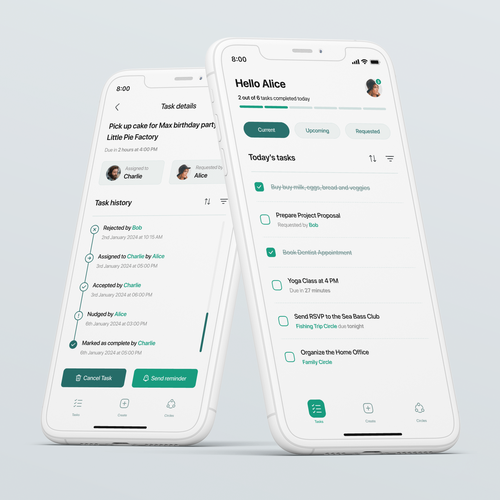 Designs | Clean and Intuitive Mobile app design for a collaborative ...