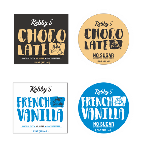 Need Small Change to Ice Cream label | Product label contest