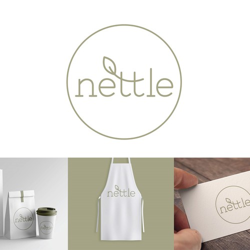 Designs | Design a cool hipster logo for new organic cafe 'Nettle ...