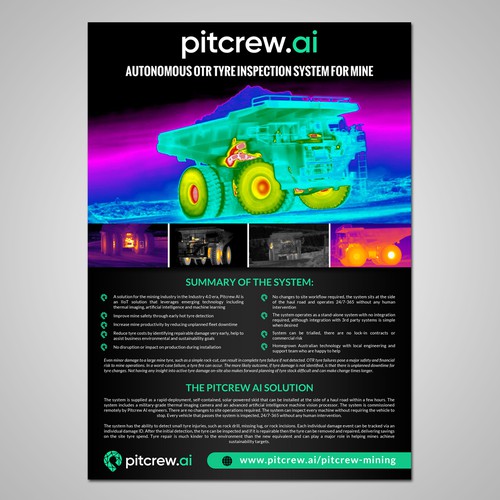 Designs | Single page print ad for mining technology product | Postcard ...