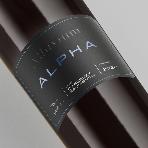 Designs | Modern Industrial High End Wine Label | Product label contest